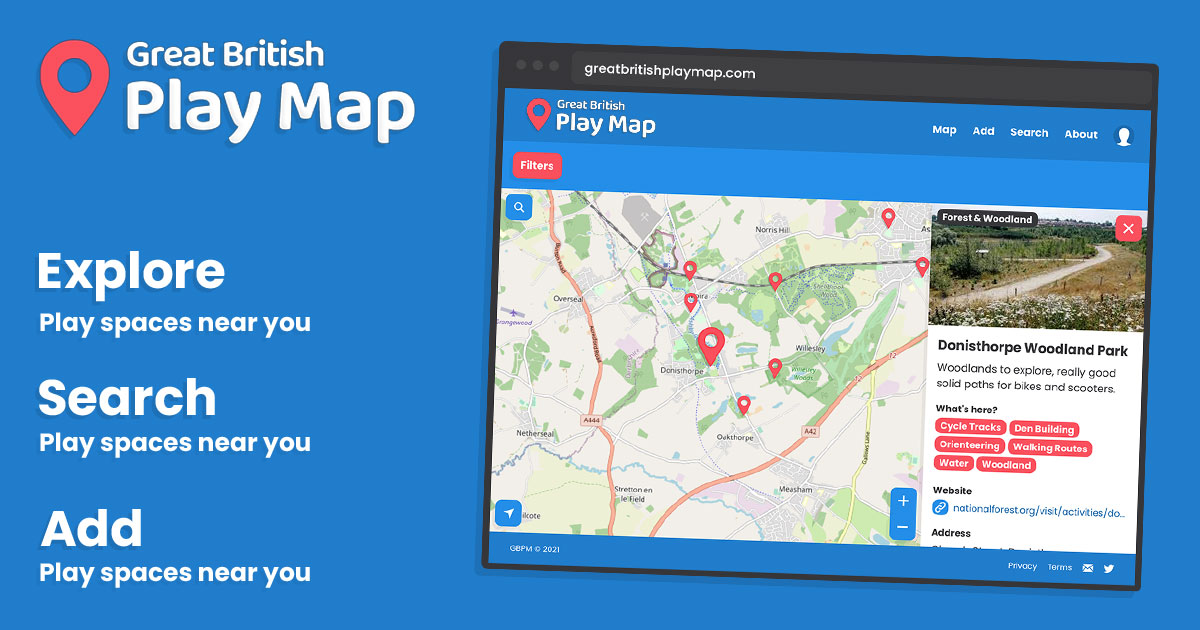 Great British Play Map